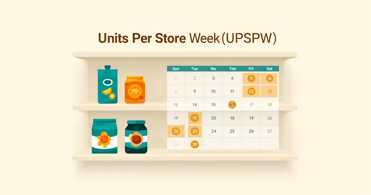 Units Per Store Per Week (UPSPW): The Metric Every CPG Brand Needs to ...